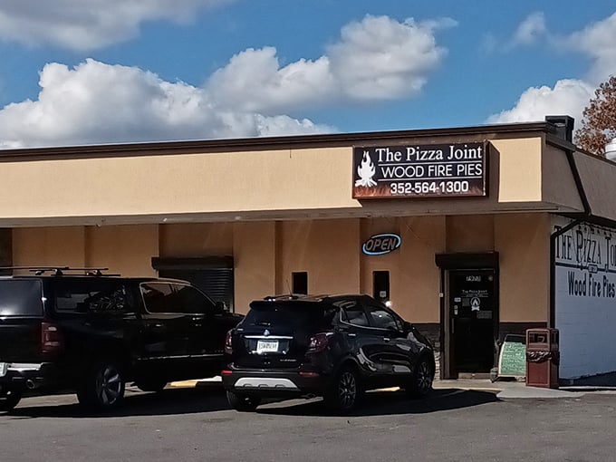 The unassuming storefront belies the culinary magic happening inside. Like finding a treasure map in a plain envelope.