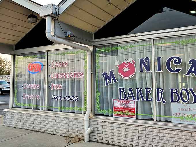 The unassuming storefront of Monica's Baker Boy hides a wonderland of pastry perfection behind its modest exterior.