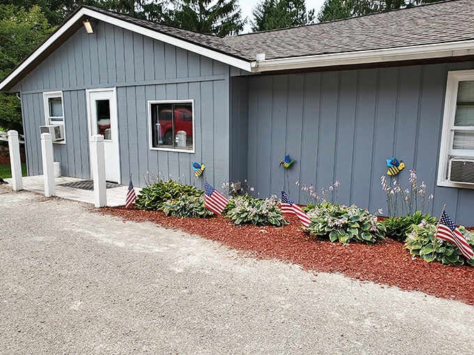 The unassuming exterior of Dutch Uncle Donuts belies the sweet treasures waiting inside. Sometimes the best things come in simple packages.