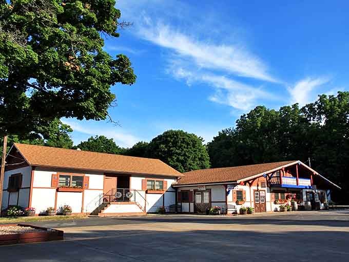 Heineman's charming Swiss-style buildings welcome visitors with unpretentious warmth, hiding the crystalline wonder beneath like a geological speakeasy.