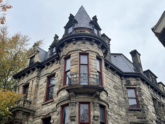 Franklin Castle rises like Cleveland's answer to European Gothic grandeur, proving that Ohio can do drama just as well as any Transylvanian countryside.