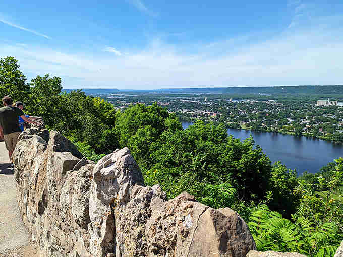 Perched 450 feet above the Mississippi, Garvin Heights offers a three-state panorama that makes smartphones feel woefully inadequate.