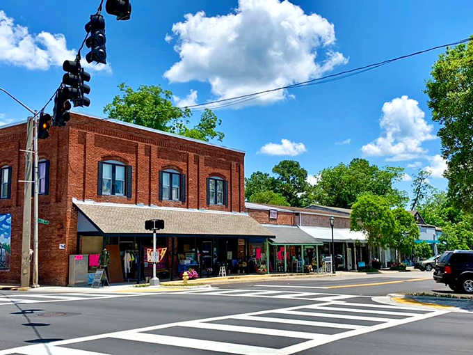 Havana's historic downtown welcomes visitors with classic brick buildings and charming storefronts that transport you to a gentler time.