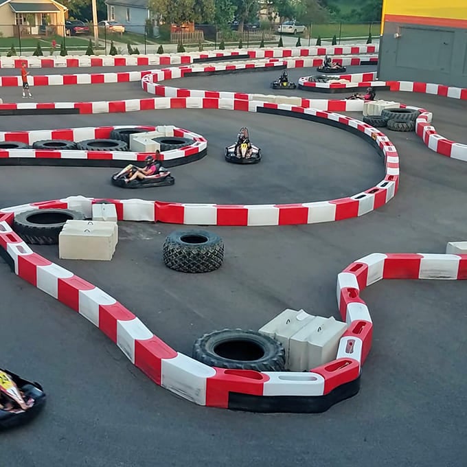 The winding red and white track beckons speed demons like a siren's call &ndash; resistance is futile when adrenaline comes knocking.