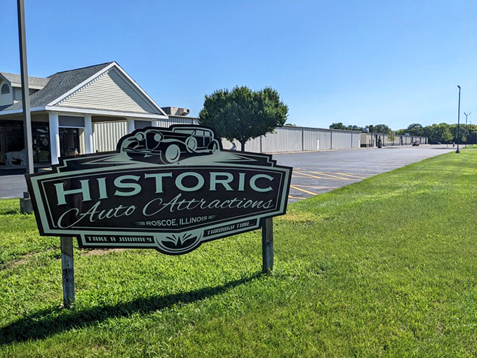 Welcome to automotive paradise! Historic Auto Attractions in Roscoe stands unassumingly, housing treasures that would make any car enthusiast or history buff swoon.
