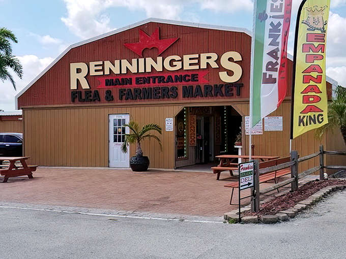 That barn-style entrance isn't just for show, it's your gateway to acres of treasure hunting that'll make your credit card nervous and your heart happy.