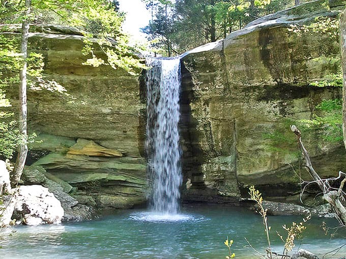 When a waterfall looks this perfect, you start to suspect Mother Nature has been taking photography classes on the side.