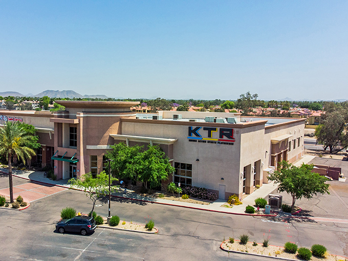 The desert sun can't compete with the indoor adventures waiting at KTR Glendale, where Arizona's scorching temperatures are forgotten amid air-conditioned excitement.