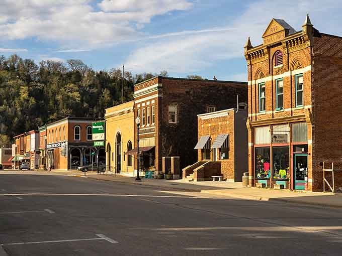 Lanesboro's historic downtown looks like a movie set come to life, where brick buildings tell stories and time slows to a perfect pace.