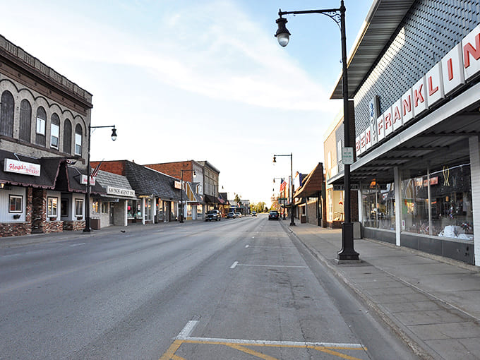 Downtown Manistique captures small-town America at its finest, where historic buildings house local treasures and everyone still waves hello.