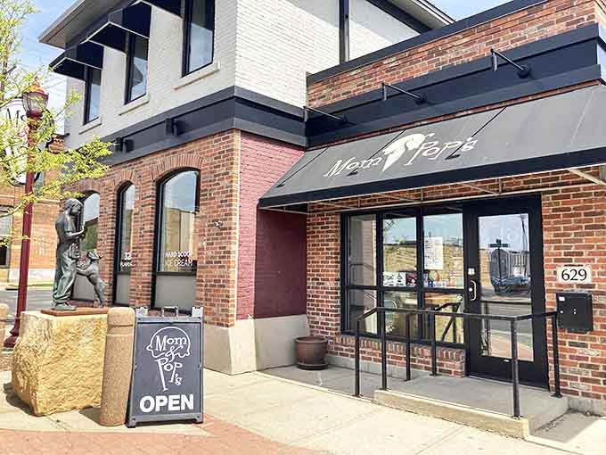 The charming brick exterior of Mom & Pop's might not scream "ice cream revolution," but inside, frozen magic awaits the curious and hungry alike.