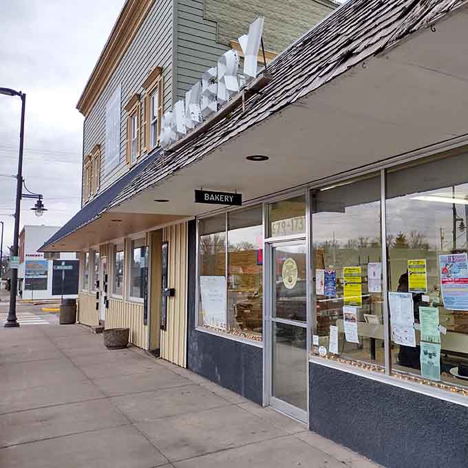 The unassuming storefront of Mora Bakery beckons with promises of sugary delights within &ndash; small-town charm at its sweetest.