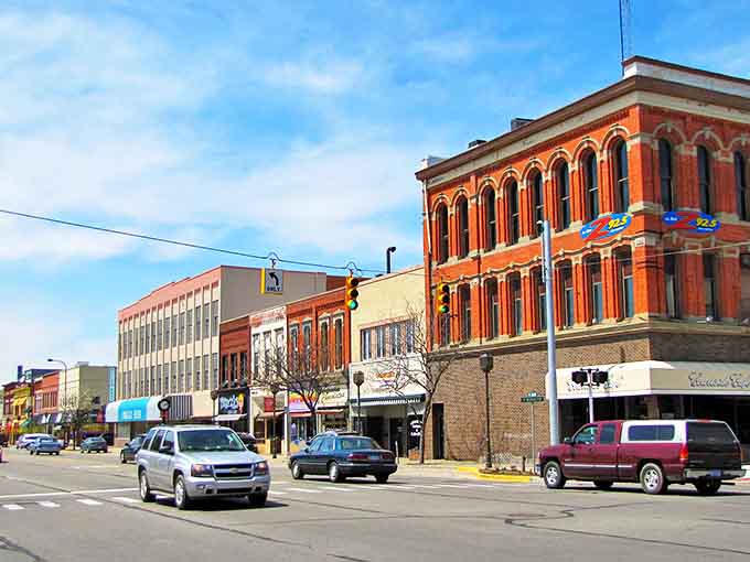 Owosso: Downtown Owosso's historic brick buildings stand like sentinels of a more gracious era, where Main Street still means something.