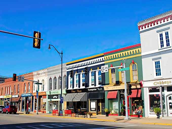 Downtown Princeton serves up that small-town charm like your grandmother's best recipe, colorful and comforting in equal measure.