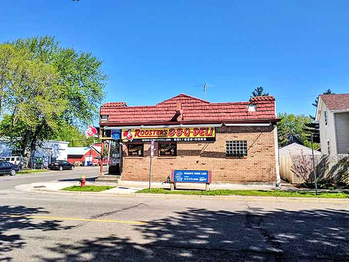 A humble brick building with a red-tiled roof, Roosters BBQ & Deli doesn't flaunt its greatness, preferring to let the intoxicating aroma do the talking.