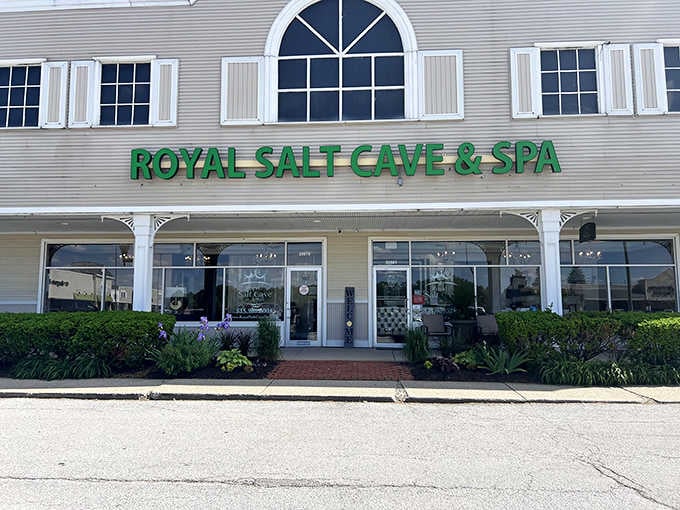 The unassuming exterior of this wellness wonderland gives little hint of the pink-hued paradise waiting inside. Who knew salvation could be so salty?