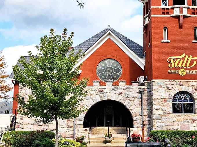 A century-old Methodist church reborn as craft beer heaven, where red brick and stained glass welcome pilgrims of the palate.