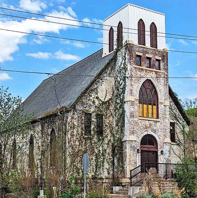 Stone and brick majesty with ivy-draped walls &ndash; this church conversion might make you religious about architecture again.