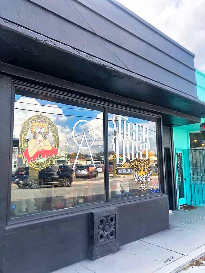 The storefront beckons with promises of peculiar treasures, where "Wunderkammer" isn't just a word but a way of life for the delightfully strange.