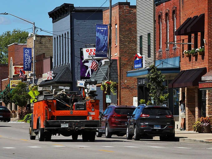 Downtown Genoa welcomes visitors with its classic Main Street charm &ndash; brick buildings and local businesses that have stood the test of time.