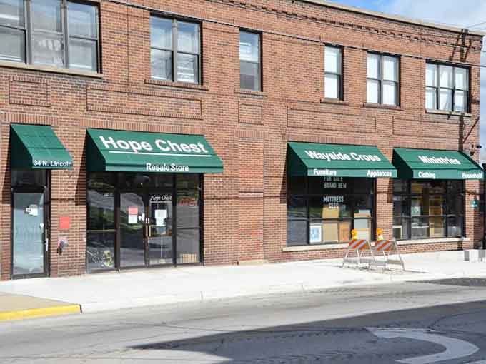 The unassuming brick exterior hides a treasure trove that'll make your wallet sing with joy and your home sing with style.