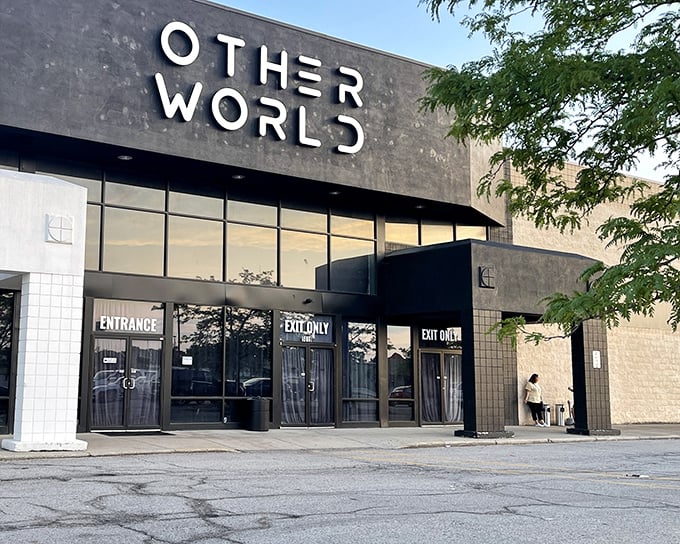 The unassuming exterior of Otherworld belies the psychedelic wonderland waiting inside &ndash; modern architecture with a secret to tell.