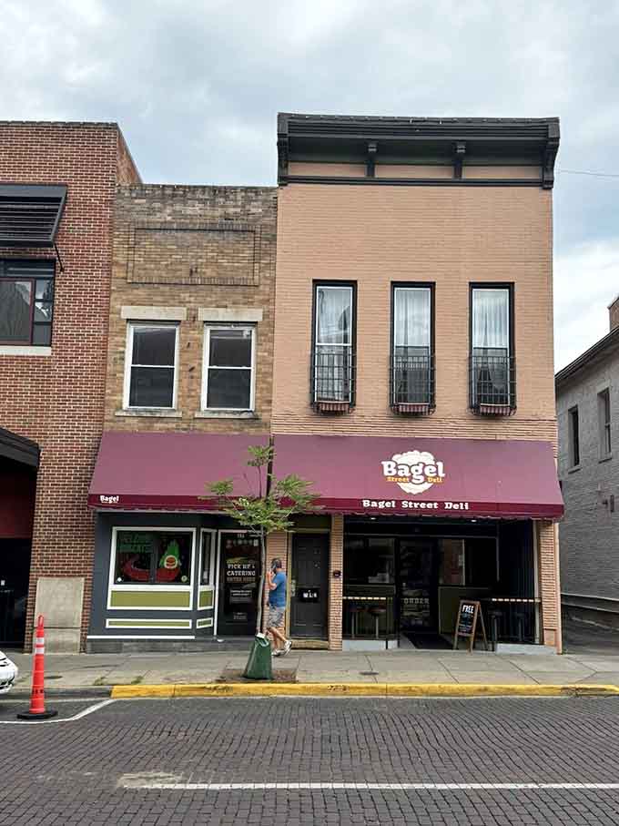 The cheerful burgundy awning beckons hungry visitors to discover what locals already know about this Athens treasure.