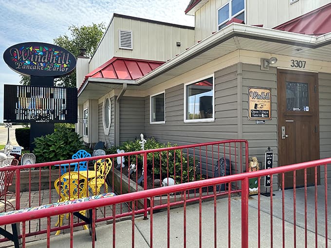 The cheerful exterior promises the kind of breakfast experience that'll make you want to cancel your afternoon plans and just stay all day.