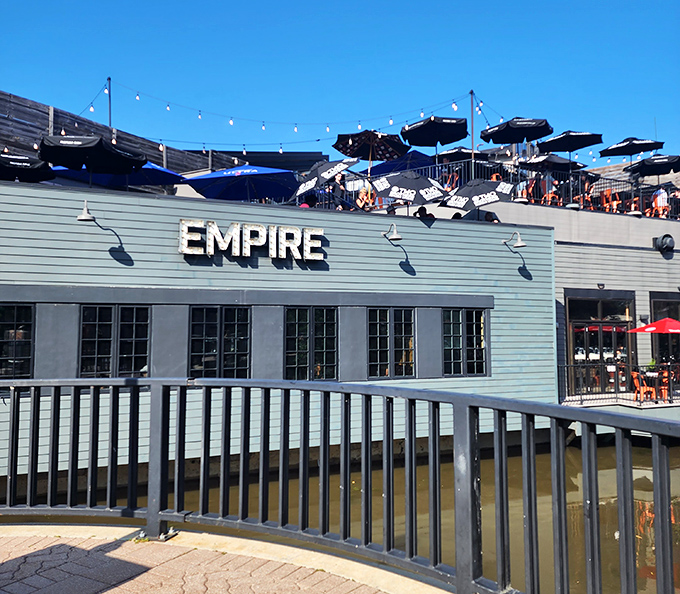 Empire's mint-green exterior hides Northcott Liquorette beneath – like finding the speakeasy entrance, half the fun is in the discovery.