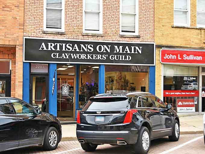 Artisans on Main celebrates local creativity with a storefront that promises handcrafted treasures inside &ndash; each piece telling the story of its maker.