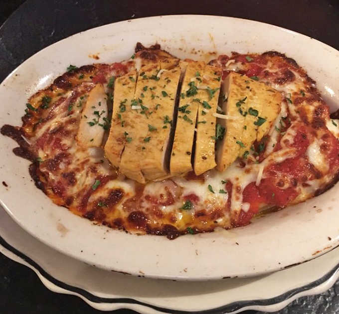 The Baked Pasta Roma arrives bubbling hot, with golden cheese forming the perfect crust over tender chicken and pasta &ndash; comfort food elevated to an art form.