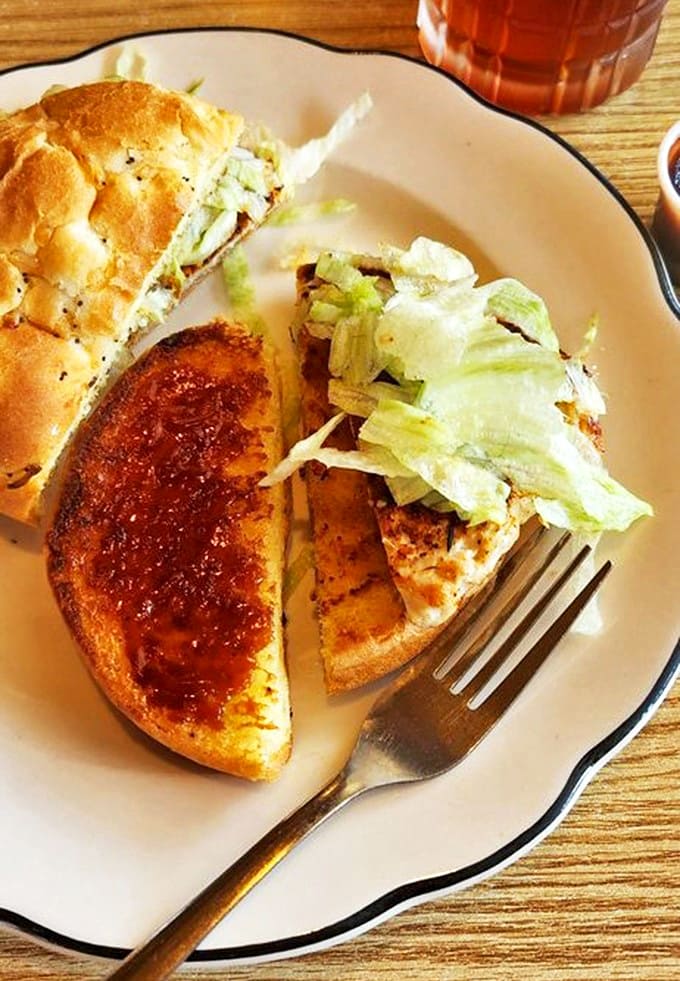 This sandwich proves Ganley's isn't just a breakfast joint &ndash; their lunch offerings deliver the same homestyle satisfaction with a bit of Cajun kick.