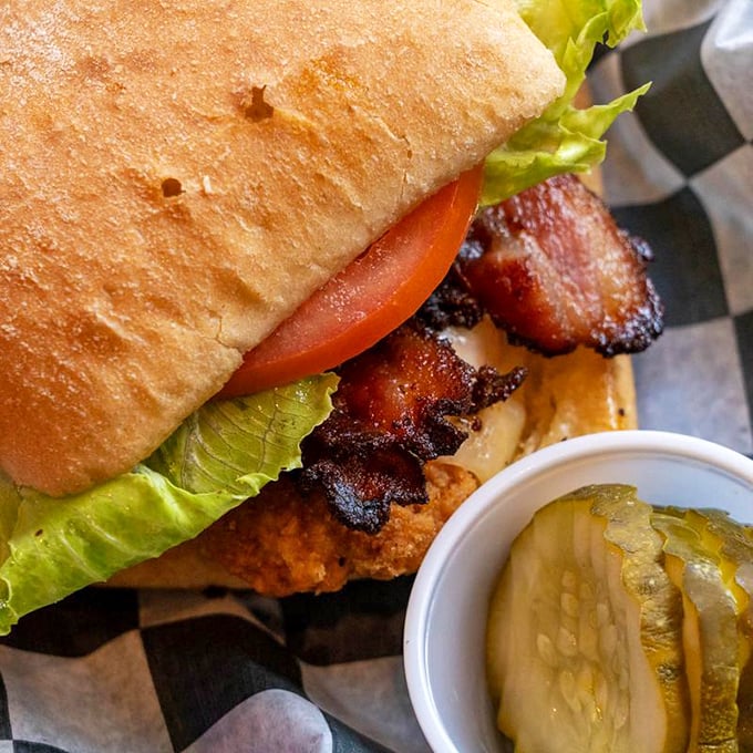 A classic chicken and bacon sandwich that doesn't try to reinvent the wheel &ndash; just perfect the basics.