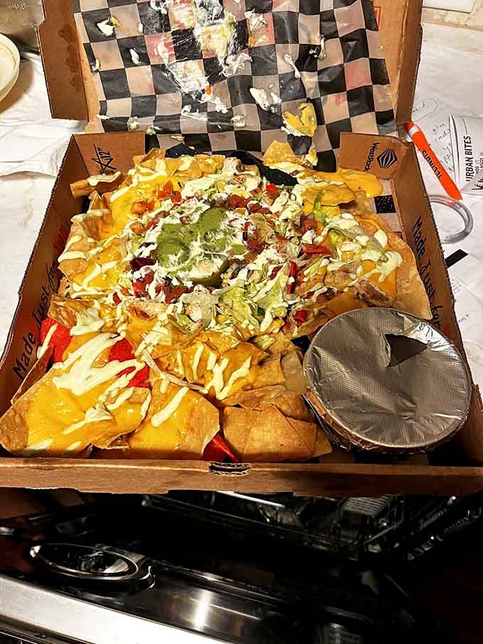 Nachos that solve the eternal topping distribution problem – a mathematical miracle of even coverage that deserves scientific recognition.