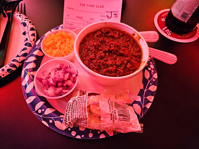 Chili Bowl: Cincinnati takes its chili seriously, and this hearty bowl comes with all the traditional fixings&mdash;cheese, onions, and crackers on standby.