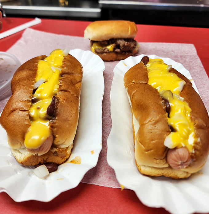 Hot dogs dressed in mustard and cheese &ndash; simple pleasures elevated to art form by people who've been perfecting their craft for generations.