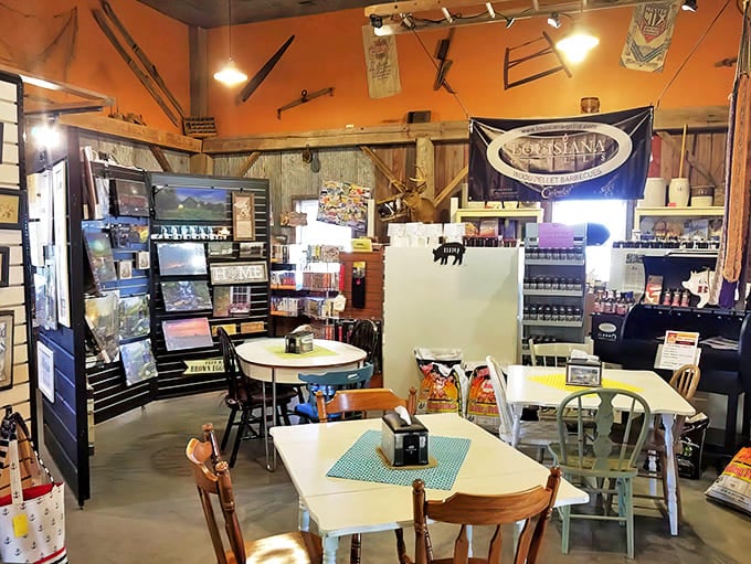 Mismatched chairs and simple tables create a homey spot where strangers become friends, united by the universal language of "you've got to try this!"