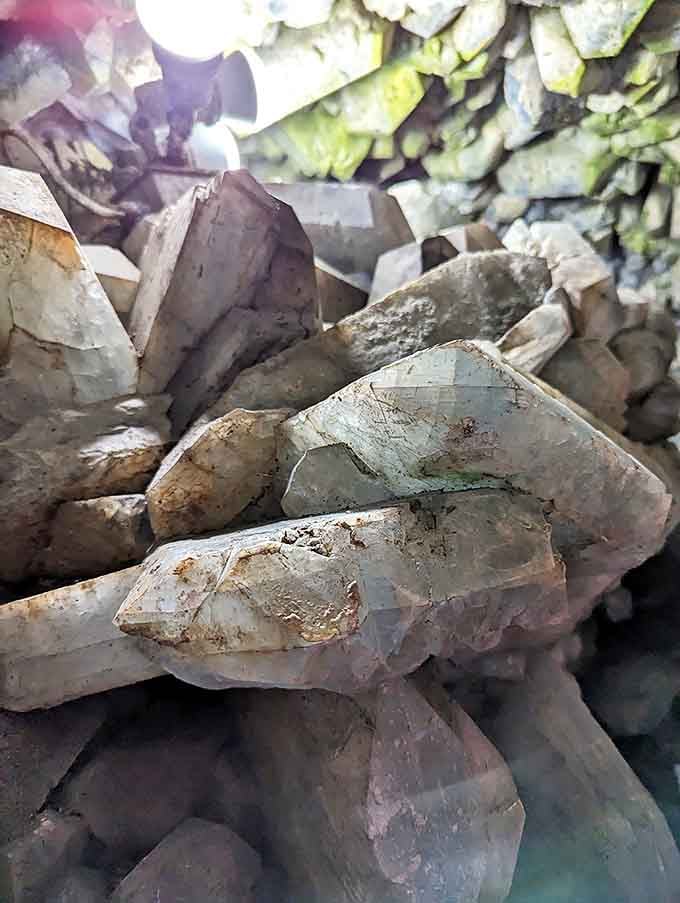 Nature's geometry lesson in crystal form &ndash; these celestite formations took millions of years to perfect their Instagram-worthy appearance.