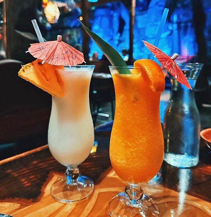 Tropical drinks that don't just quench thirst but transport you &ndash; tiny umbrellas and fresh fruit garnishes turning cocktails into liquid vacations.