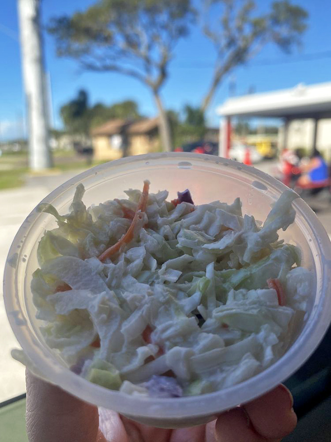 Coleslaw that might convert even the most dedicated coleslaw skeptics &ndash; fresh, crisp, and perfectly balanced between creamy and tangy.