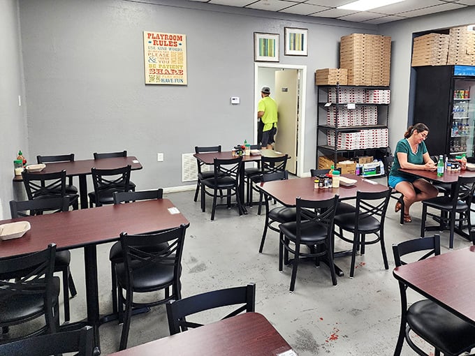 Unpretentious simplicity &ndash; because when the food is this good, fancy chandeliers and designer chairs just get in the way.