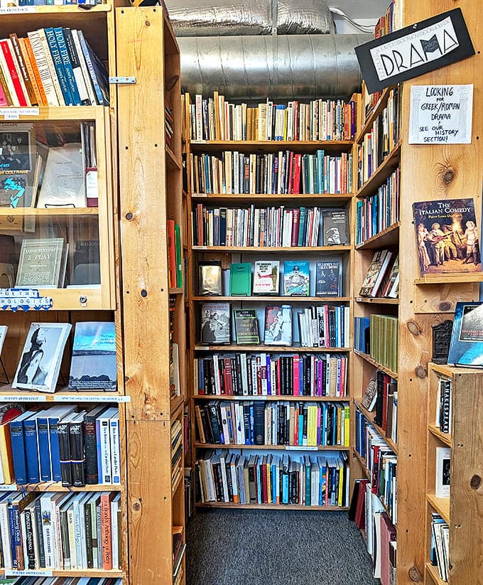 Where Shakespeare rubs elbows with Sexton, and theatrical masterpieces wait silently for their next performance in a reader's mind.