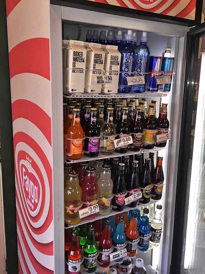 The Faygo-filled cooler offers a rainbow of Michigan's beloved sodas &ndash; the perfect sweet companion to counter the savory notes of their exceptional pizzas.