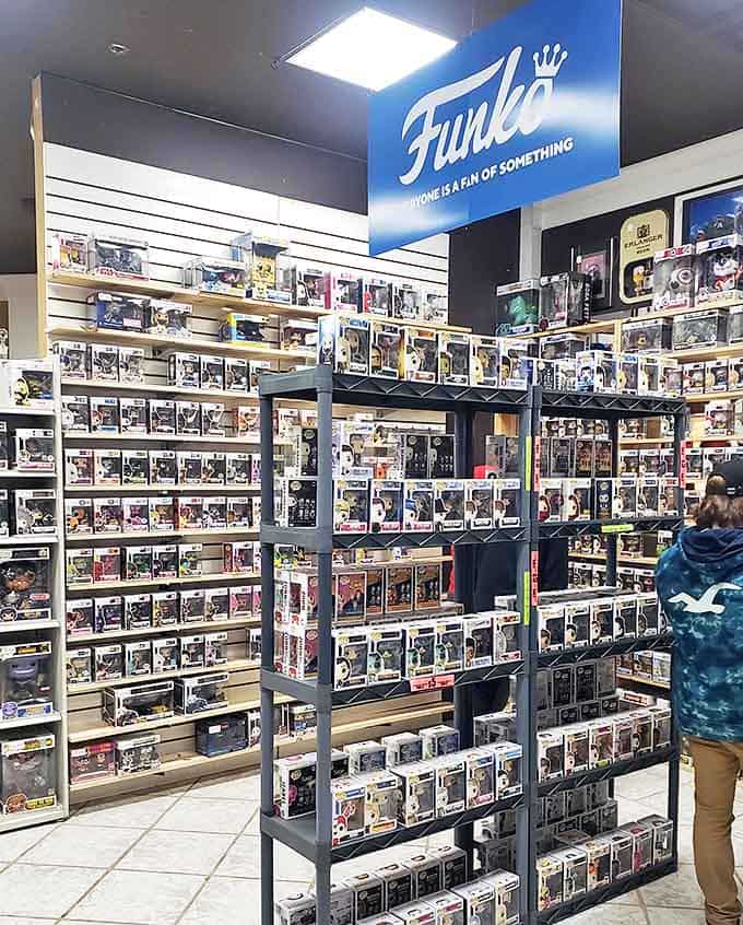 Funko Pop heaven! These vinyl figures create a plastic tapestry of pop culture history that spans generations of fandom.