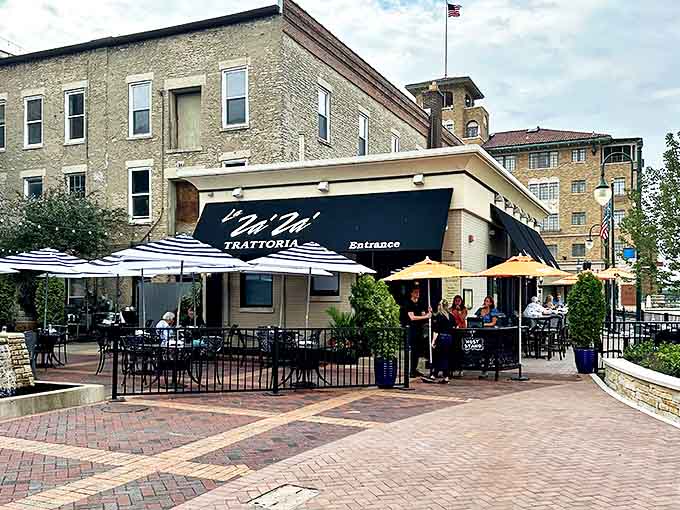 La Za Za Trattoria's patio creates the perfect setting for pretending you're in Italy without the jet lag or need to remember high school language classes.