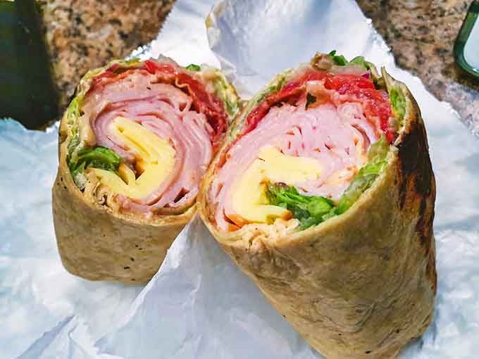 Lebron: A wrap that performs like a champion, with layers of meat and veggies playing together in perfect harmony.