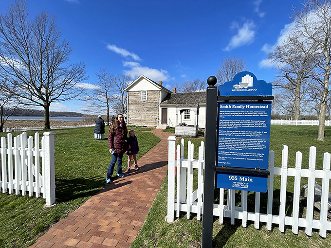 The Smith Family Homestead offers visitors a glimpse into 19th-century domestic life, complete with period furnishings and authentic details.
