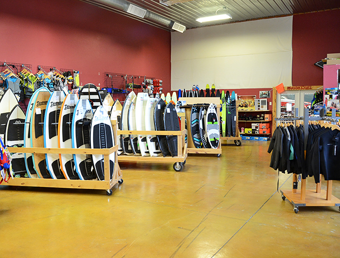 The Liquid Edge showcases an unexpected twist in farm country &ndash; a shop where landlocked Midwesterners can gear up for water adventures.