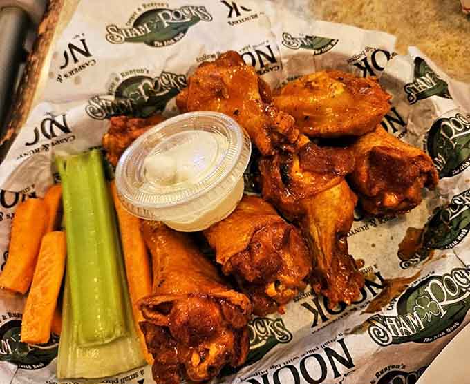Crispy on the outside, tender within, these wings prove The Nook's culinary prowess extends well beyond their burger fame.