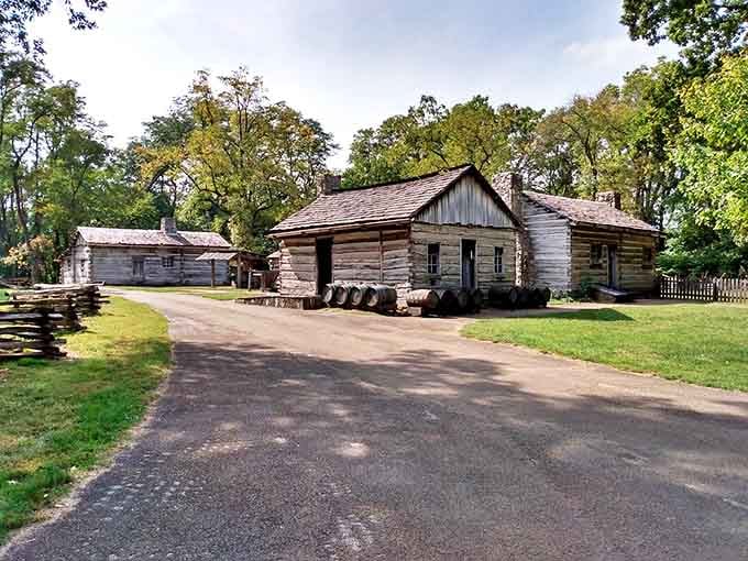 Dirt pathways connect the village buildings just as they did two centuries ago, inviting unhurried exploration and historical discovery.